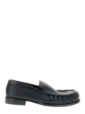 Dries Van Noten Leather Loafers - Black