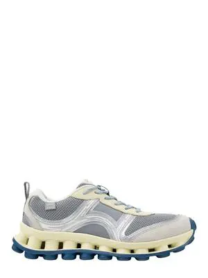 CAMPER Pelotissima Bi Abstract Design Leather And Nubuck Sneakers
