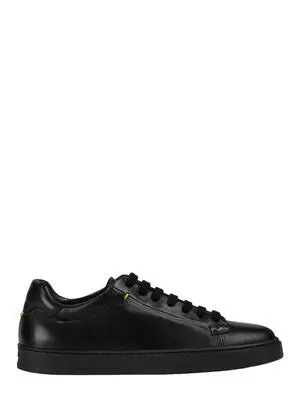 DOUCAL'S Leather Trainers - Black