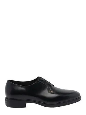 Santoni Brogue Shoes - Black