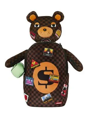 SPRAYGROUND Global Mogul Bear Backpack - Brown