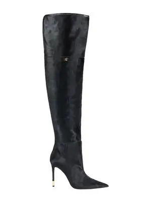 Elisabetta Franchi Knee-high Stiletto Boots - Black