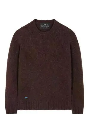 Alanui Ribbed-knit Cashmere-blend Sweater - Brown