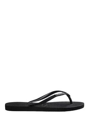 Havaianas Slim Metallic Rubber Flip-flops - Black