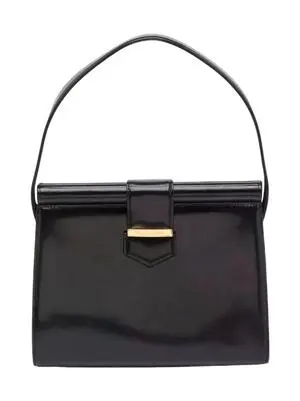 Saint Laurent Logo-plaque Tote Bag - Black
