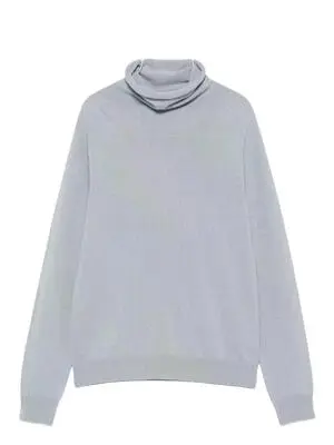 Peserico Long Sleeve Turtleneck Sweater - Blue
