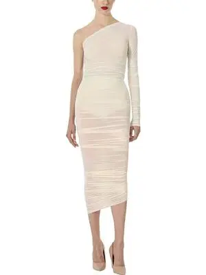 Wolford Draped Asymmetric Skirt - Neutrals