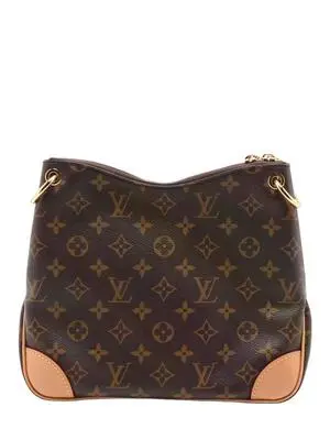 LOUIS VUITTON Monogram Odeon Pm Crossbody Bag - Brown