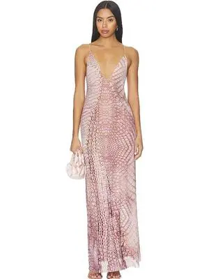 AFRM AFRM Romy Maxi Dress Brown