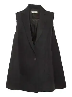 Balenciaga 2014 Bell-shaped Blazer Vest - Black