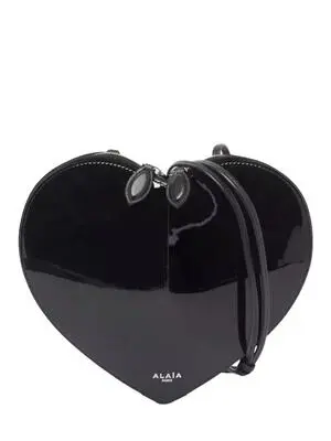 Alaïa Le Coeur Heart-shaped Crossbody Bag - Black