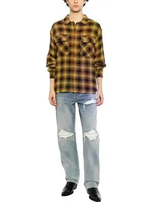 Amiri AMIRI Logo-Patch Jeans Blue
