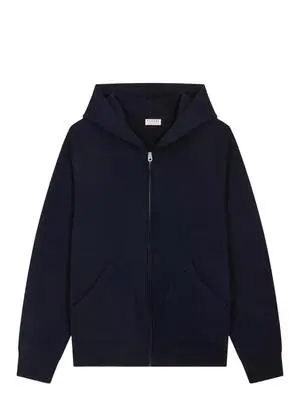 FURSAC Zip-up Hooded Cardigan - Blue