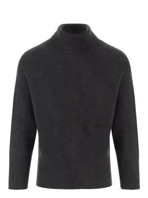 Giorgio Armani High-neck Cashmere Sweater - Grey
