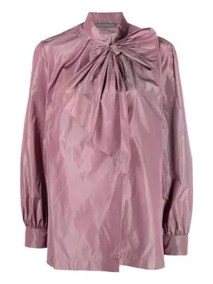 Alberta Ferretti Bow Detail Blouse - Pink