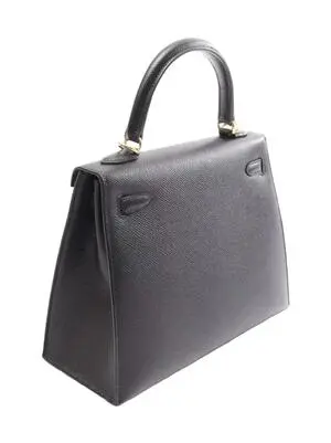 Hermès 2021 25 Kelly Two-way Handbag - Black