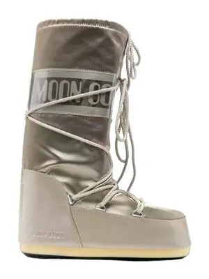 Moon Boot Moon Boot Icon Glance Satin Boots Neutrals