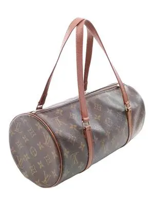 LOUIS VUITTON 1997 Papillon Shoulder Bag - Brown