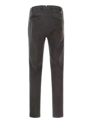 PT TORINO Belt-loop Washed Trousers - Grey