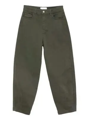 I BLUES Tailored Straight-leg Trousers - Green