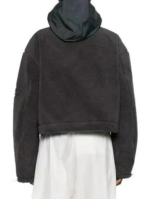 Adidas By Stella Mccartney Fleece Hoodie - Grey