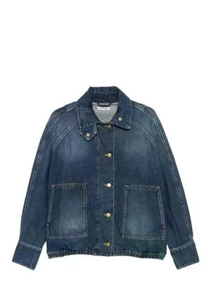 SOSUE Faded Denim Jacket - Blue