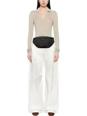 LOUIS VUITTON Monogram Shadow Discovery Belt Bag - Black