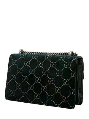 Gucci Dionysus Gg Velvet Shoulder Bag - Blue
