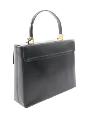 FERRAGAMO Gancini Handbag - Black