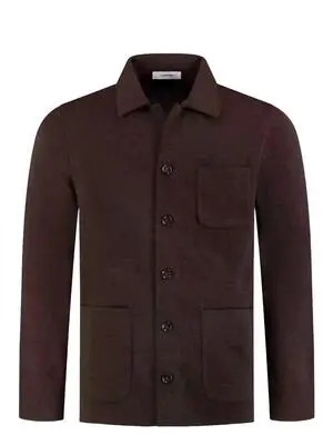 LARDINI Button-up Knitted Jacket - Brown