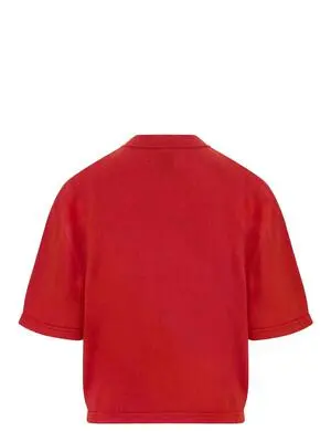 SA SU PHI Cashmere Crew-neck Sweater - Red