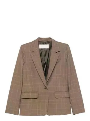 I BLUES Prince Of Wales Check Blazer - Brown