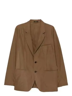 TOM FORD Notched-lapel Button-fastening Jacket - Brown