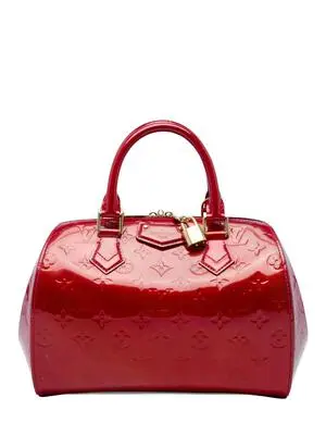 LOUIS VUITTON Monogram Vernis Montana Handbag - Red