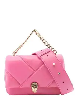 BVLGARI 2010s Mini Serpenti Cabochon Crossbody Bag - Pink