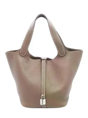Hermès Hermès 2021 MM Picotin Lock Tote Bag Brown