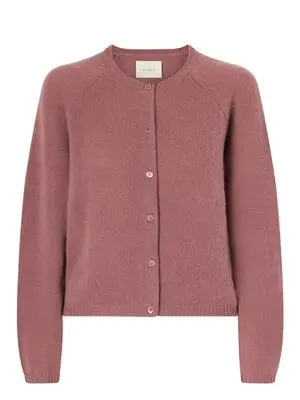 DÔEN Peroline Cashmere Cardigan - Red