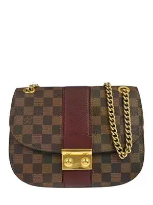 LOUIS VUITTON Damier Ebene Shoulder Bag - Brown