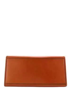 Fendi Fendi Sunshine Shopper Leather Large Tote Bag Brown