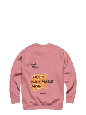 ANCHOR & CREW Limited Edition Annotations Organic Cotton Sweatshirt - Pink
