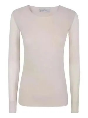 D.exterior Sheer-panel Sweater - Neutrals