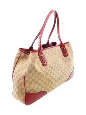 Gucci Princy Gg Canvas Tote Bag - Neutrals
