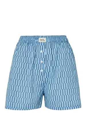 PAR Y ESCALA Matilda Boxer Shorts - Blue
