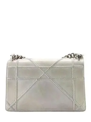 Dior Diorama Studded Leather Small Shoulder Bag - Grey