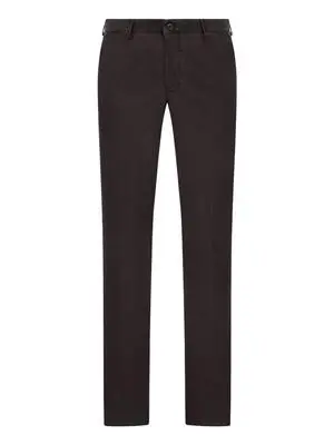 Incotex Cotton Trousers - Brown