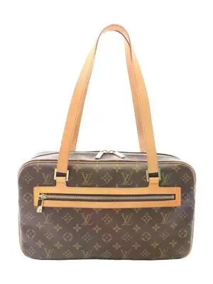 LOUIS VUITTON Monogram Canvas Shoulder Bag - Brown
