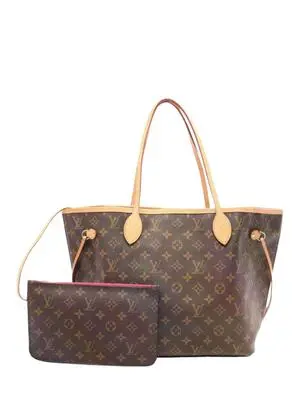 LOUIS VUITTON Neverfull Mm Monogram Tote Bag - Brown