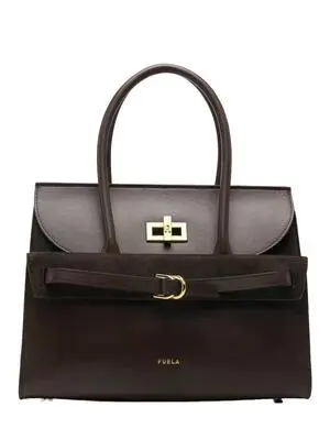 Furla Furla Buckle-Detail Tote Bag Brown