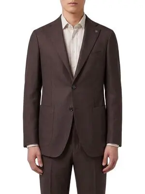 TAGLIATORE Single-breasted Silk And Wool Blazer