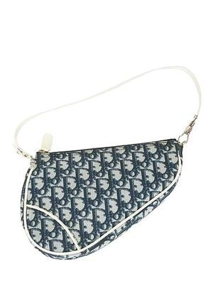 Dior Diorissimo Pochette Saddle Bag - Navy